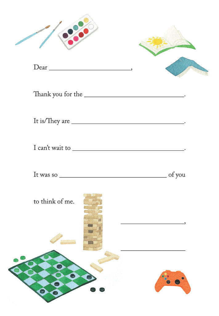 Thank You: GAMES Stationery Package – The Punch Collection